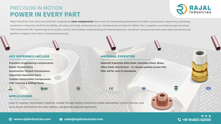 Auto components - Rajal Industries